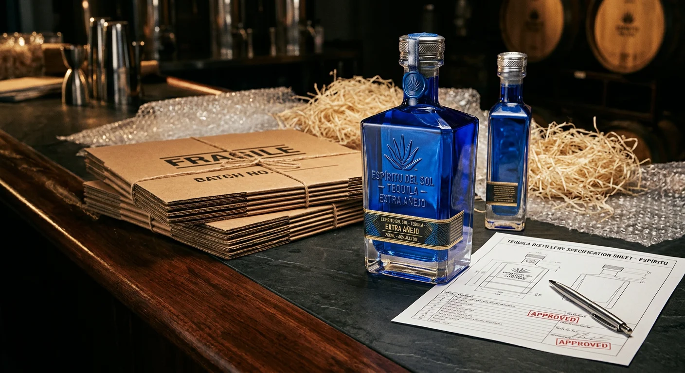 Why do tequila brands prefer square and blue glass bottles？ - TP Glass ...