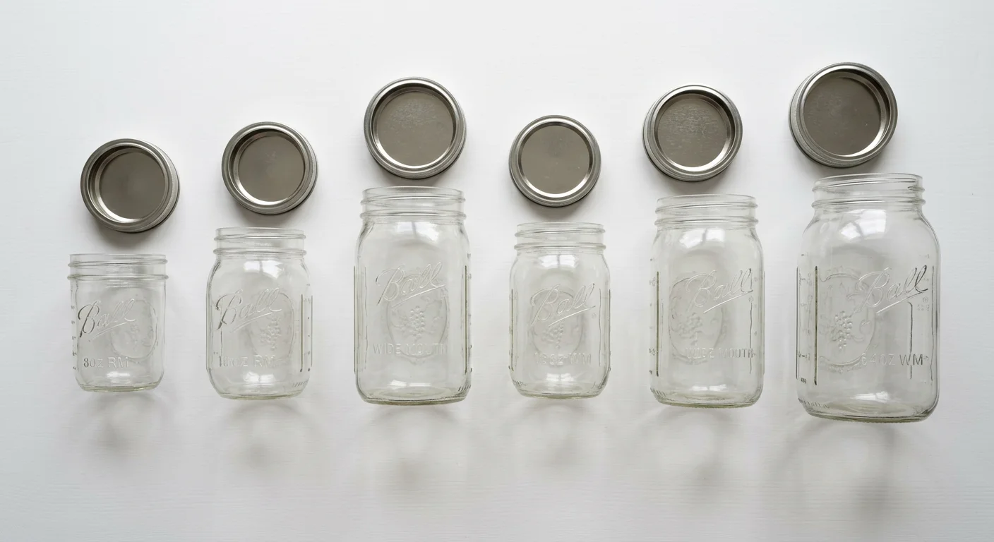 Mason Jar Specifications: Sizes, Threads & Dimensions Guide - TP Glass ...